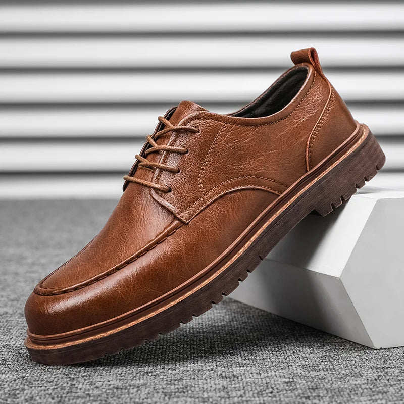 Conrad Moc-toe Leather Shoe – Parker Hayes